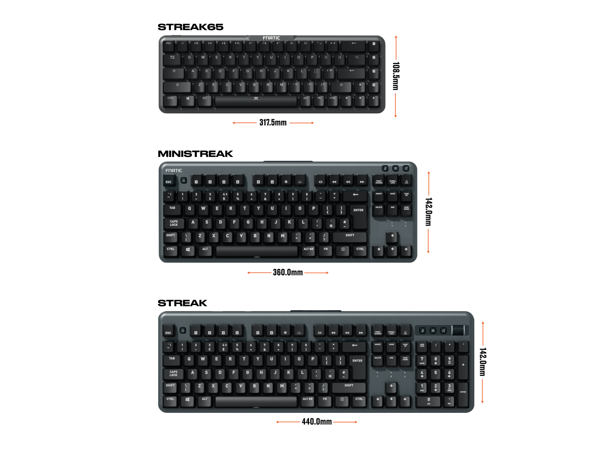 Fnatic STREAK65 Mechanical Gaming Keyboard | Fnatic Shop