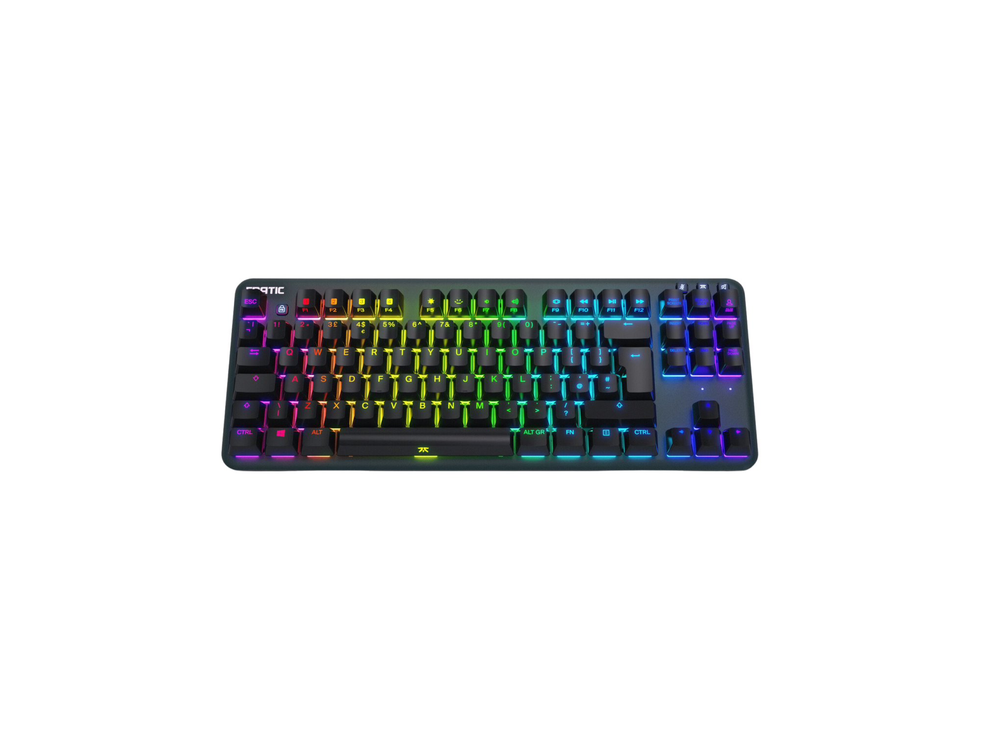 Fnatic miniSTREAK RGB TKL Mechanical Gaming Keyboard - Silent Red ...
